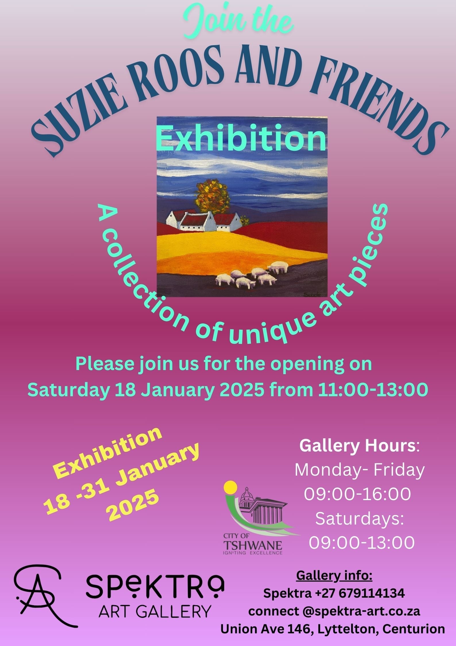 Suzie and Friends Exhibition – Spektra Art