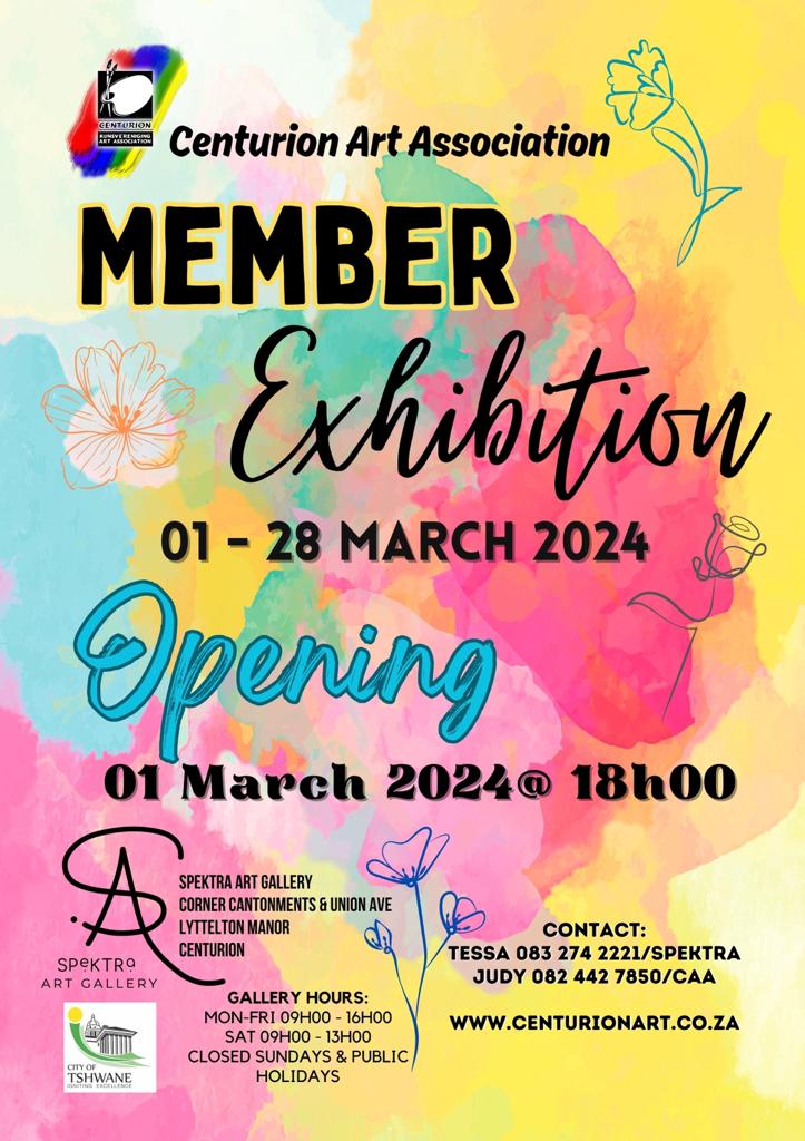 Centurion Arts Association Member Exhibition March 2024 – Spektra Art
